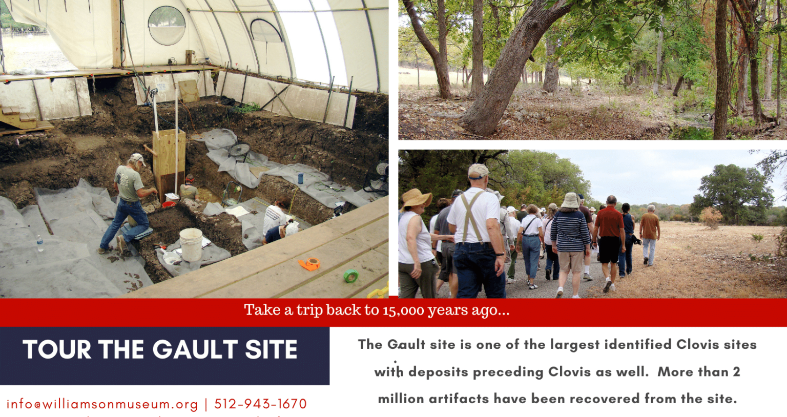 Gault Site Tours - Williamson Museum